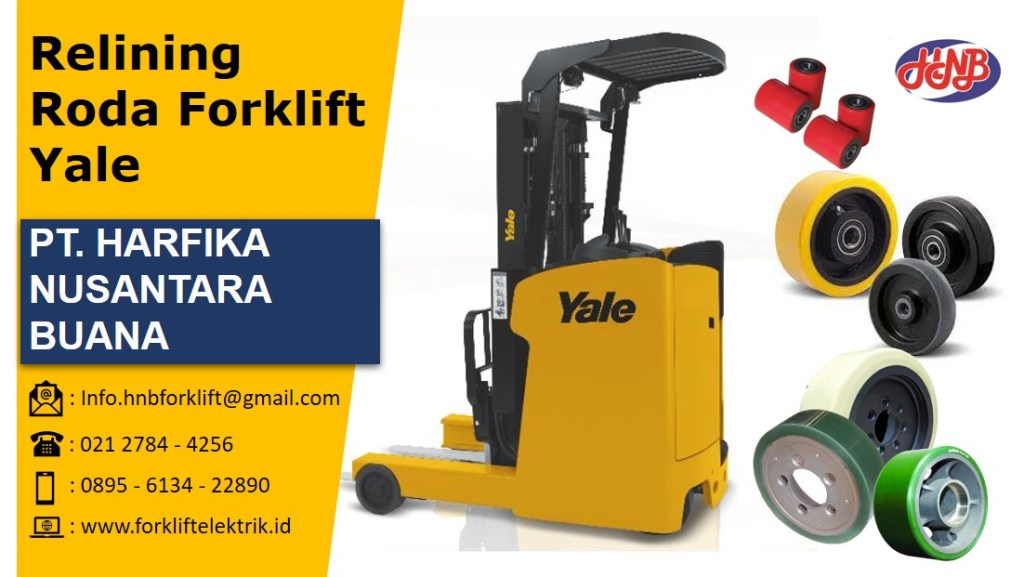 Relining Roda Forklift Yale - PT. Harfika Nusantara Buana - SUPPLIER ...